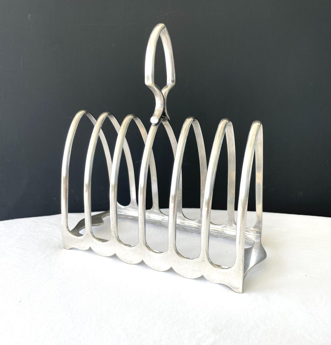 Vintage Walker Hall Silver Soldered 6 Slice Toast Rack SHEFFIELD ...