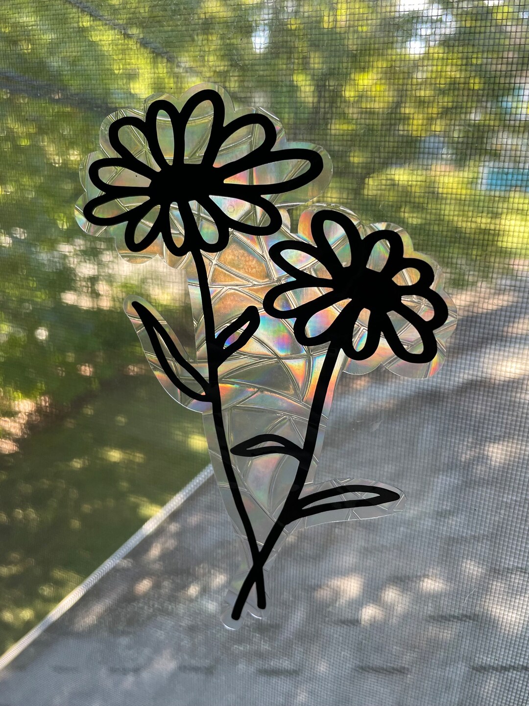 Daisy Window Cling Flower Window Cling Window Cling - Etsy