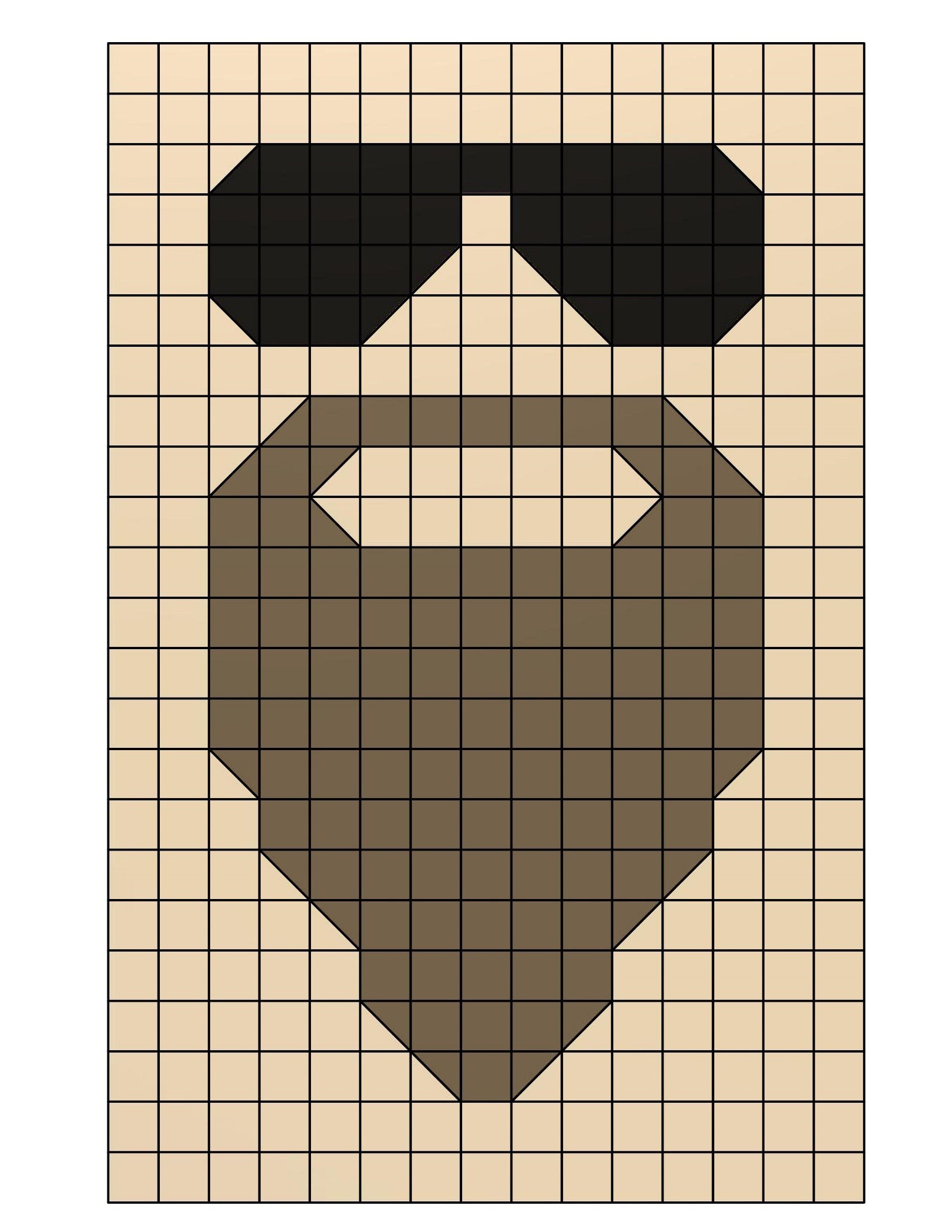 Easy Beard Quilt Pattern PDF - Etsy