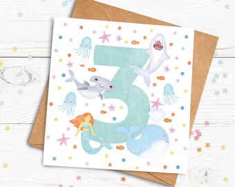 Under the Sea Card | Etsy