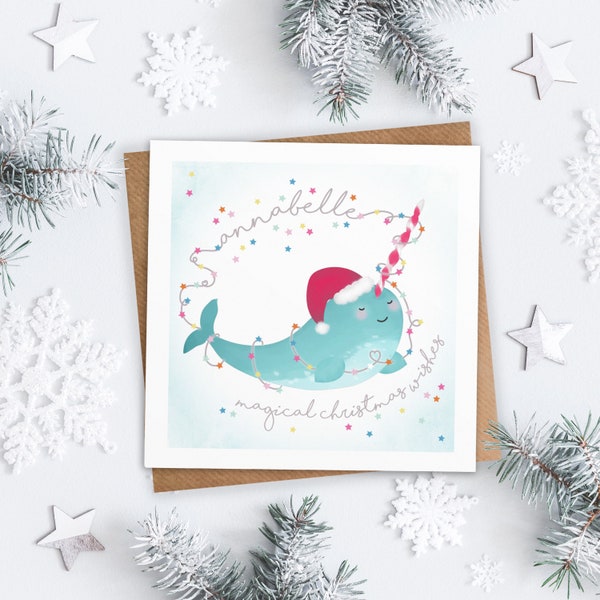 Narwhal Card - Etsy UK
