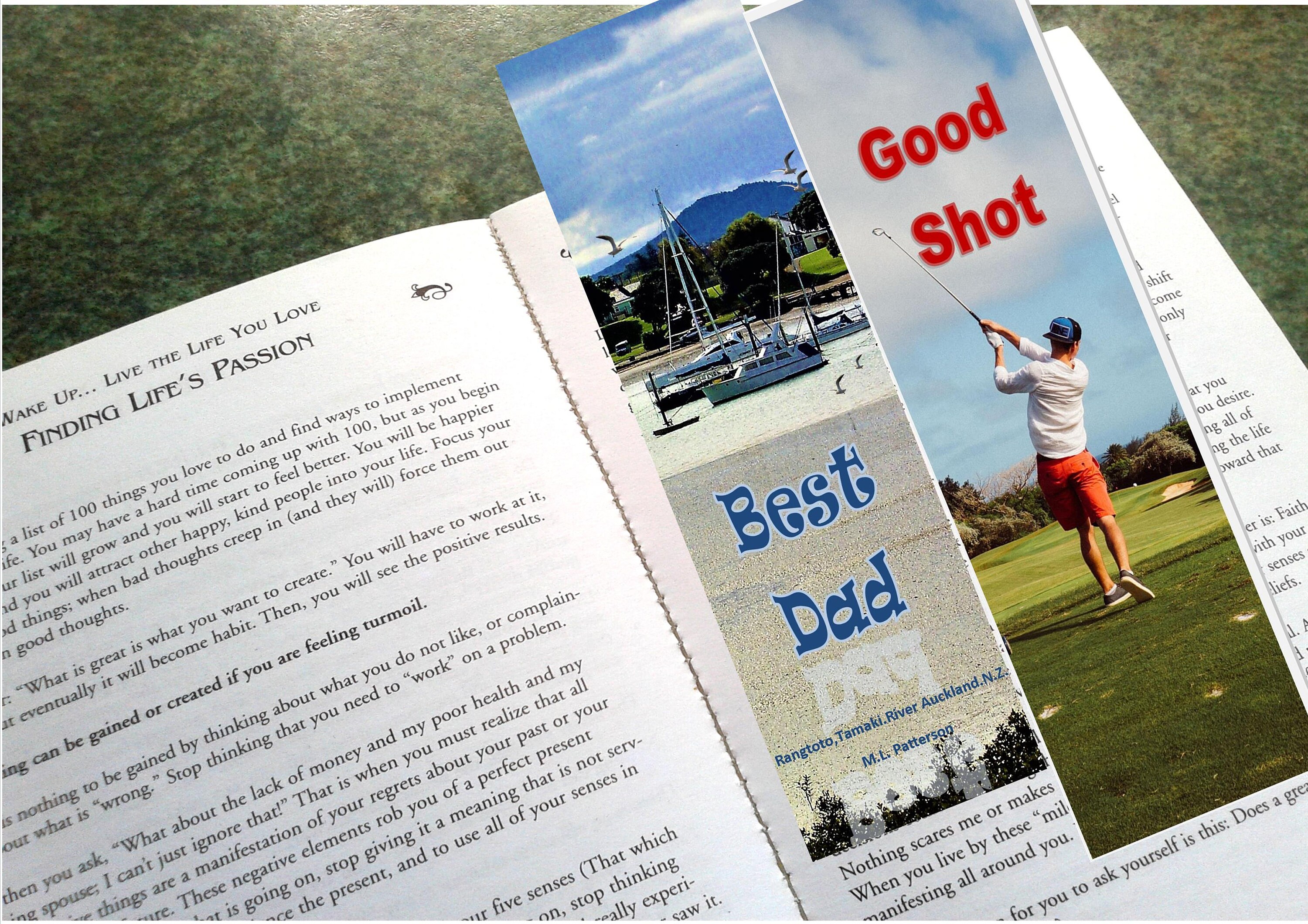 Father's Day Bookmarks, Fishing, Golf, Tiger, Dads (digital Print Only ...
