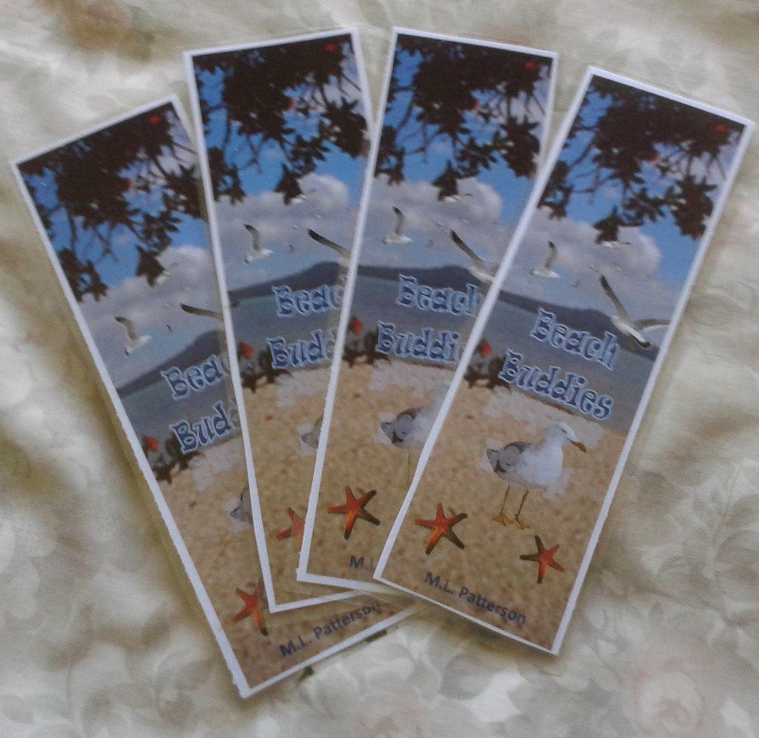 Beach Buddies , Father's Day, Guys, Nature Bookmark, Sea, Gulls, Birds ...