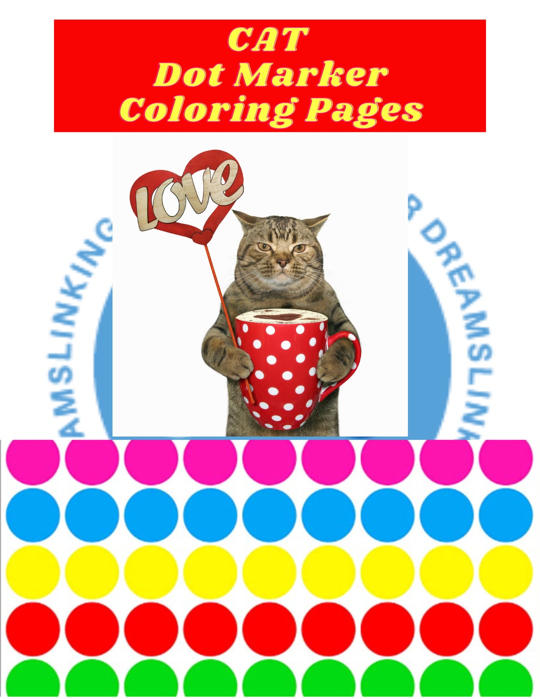 10 Children's Dot Marker Coloring Pages for the Kids in Your Family - Etsy