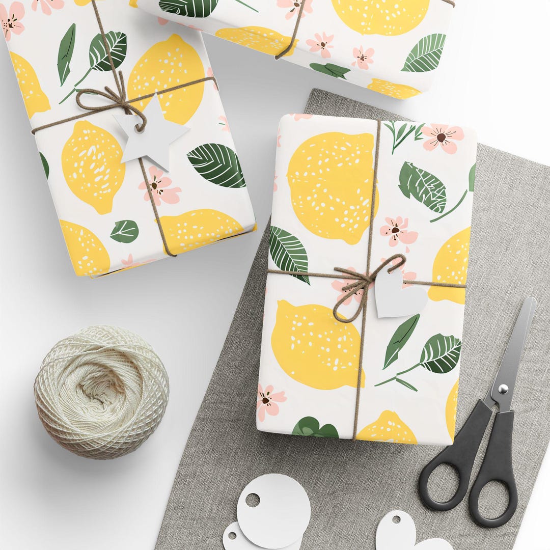 Whimsical Wrapping Paper, Decorative Gift Wrap for Birthdays, Baby ...