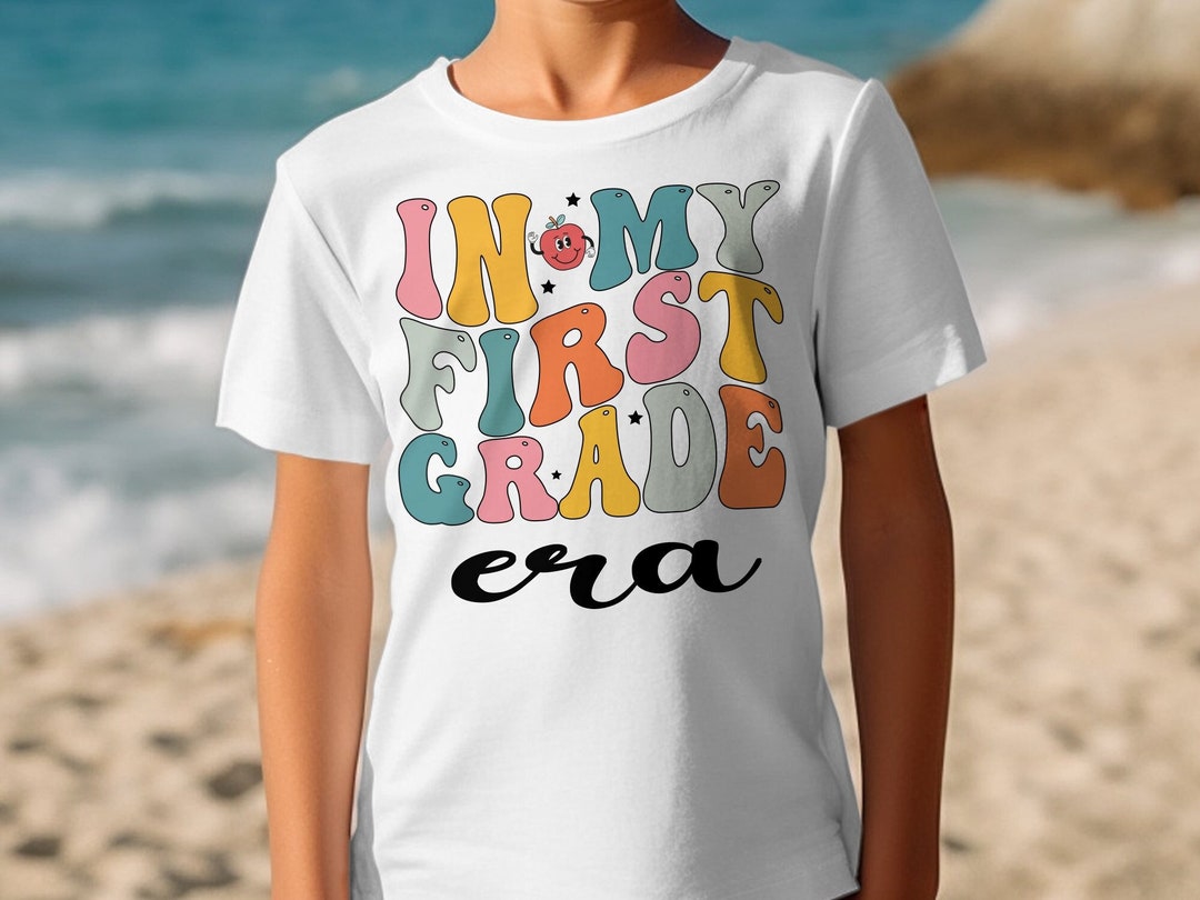 In My First 1st Grade Era Groovy Back to School Teacher Kids - Etsy