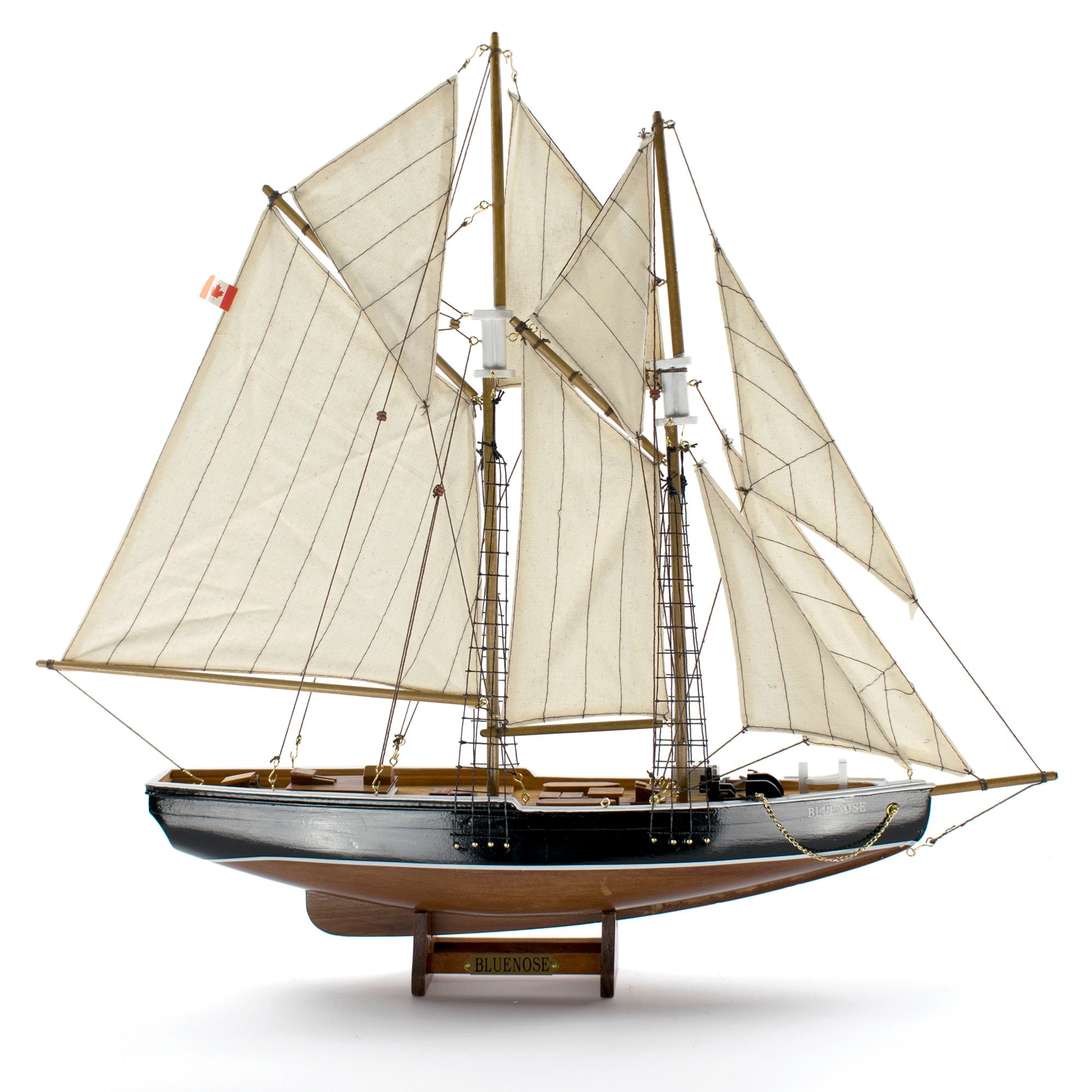Bluenose Model Ship in Natural Color - Etsy
