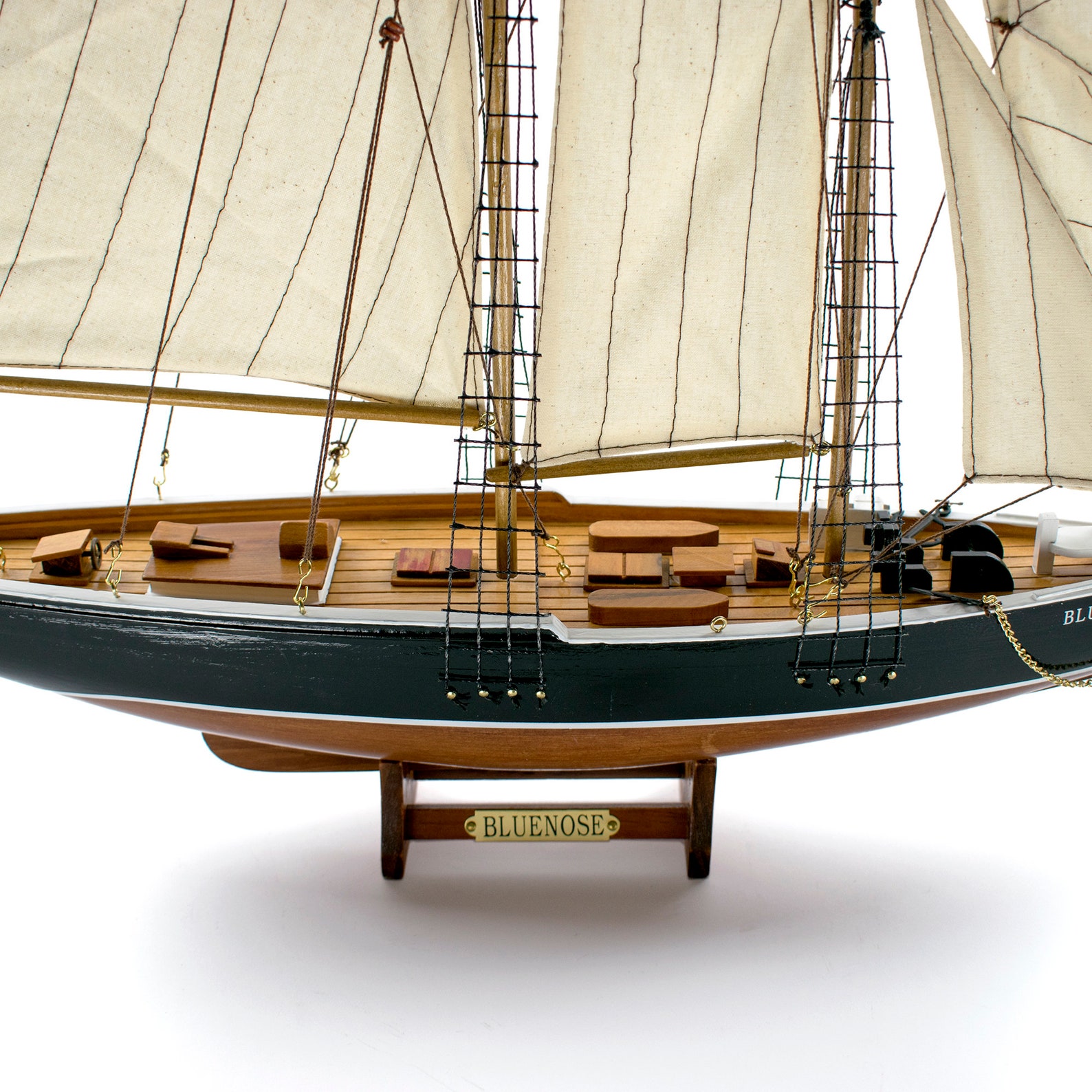 Bluenose Model Ship in Natural Color - Etsy