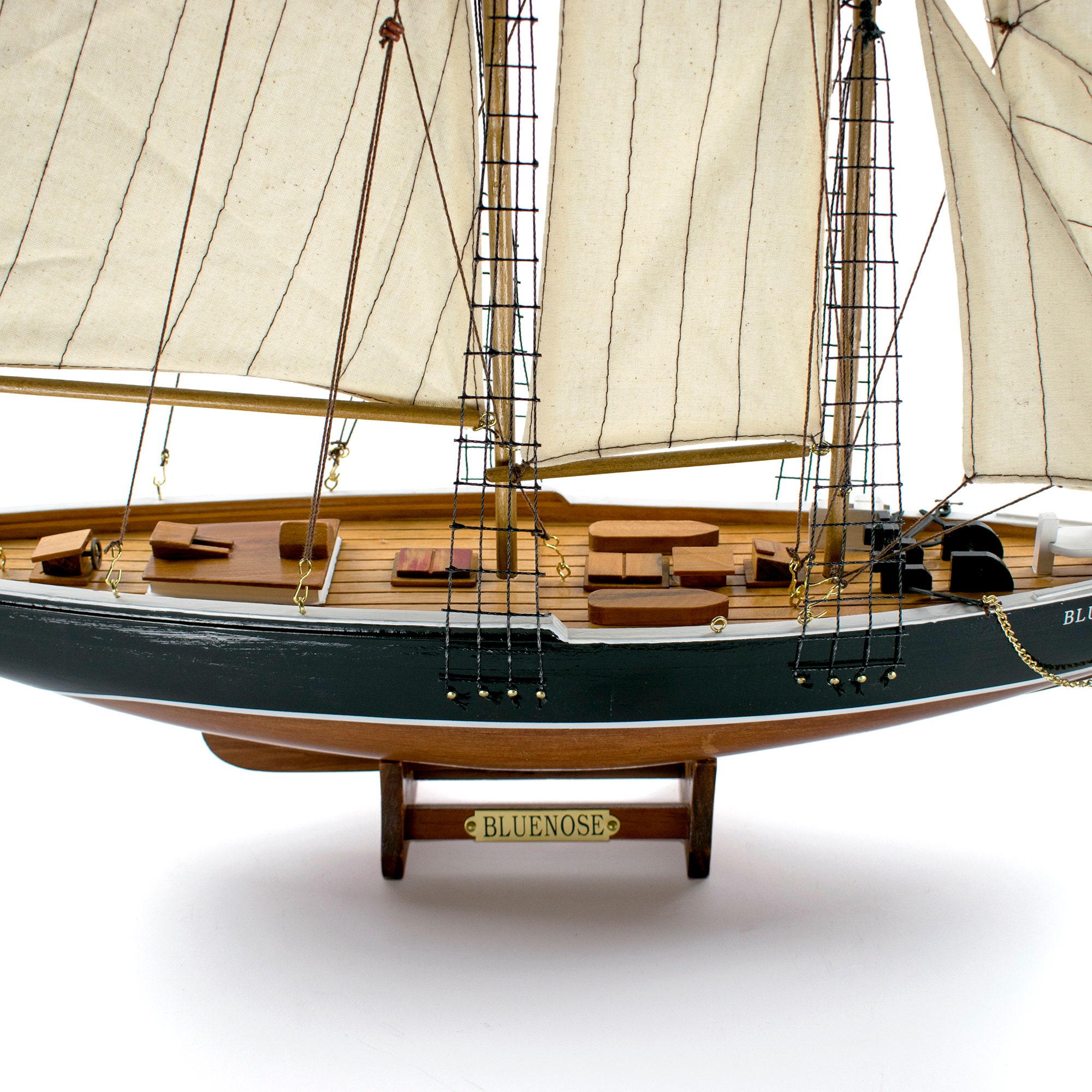 Bluenose Model Ship in Natural Color - Etsy