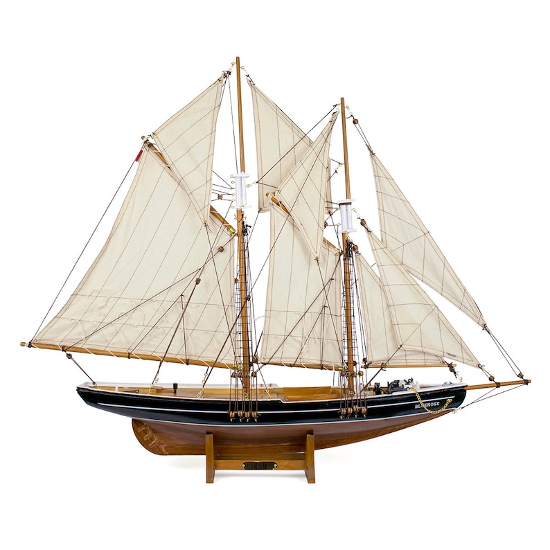 Bluenose Model Ship in Natural Color - Etsy