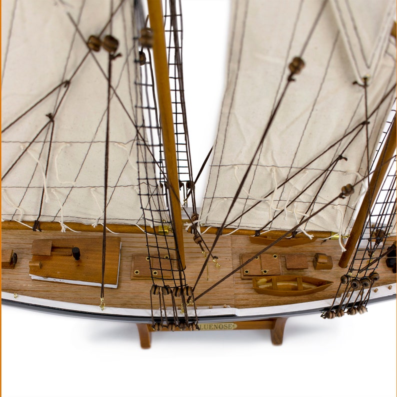Bluenose Model Ship in Natural Color - Etsy