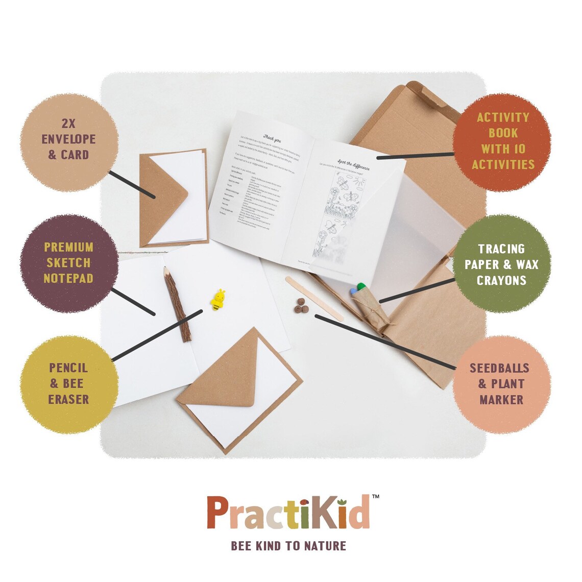 Kids Eco-friendly Nature Activity Pack With Year-round Seed - Etsy