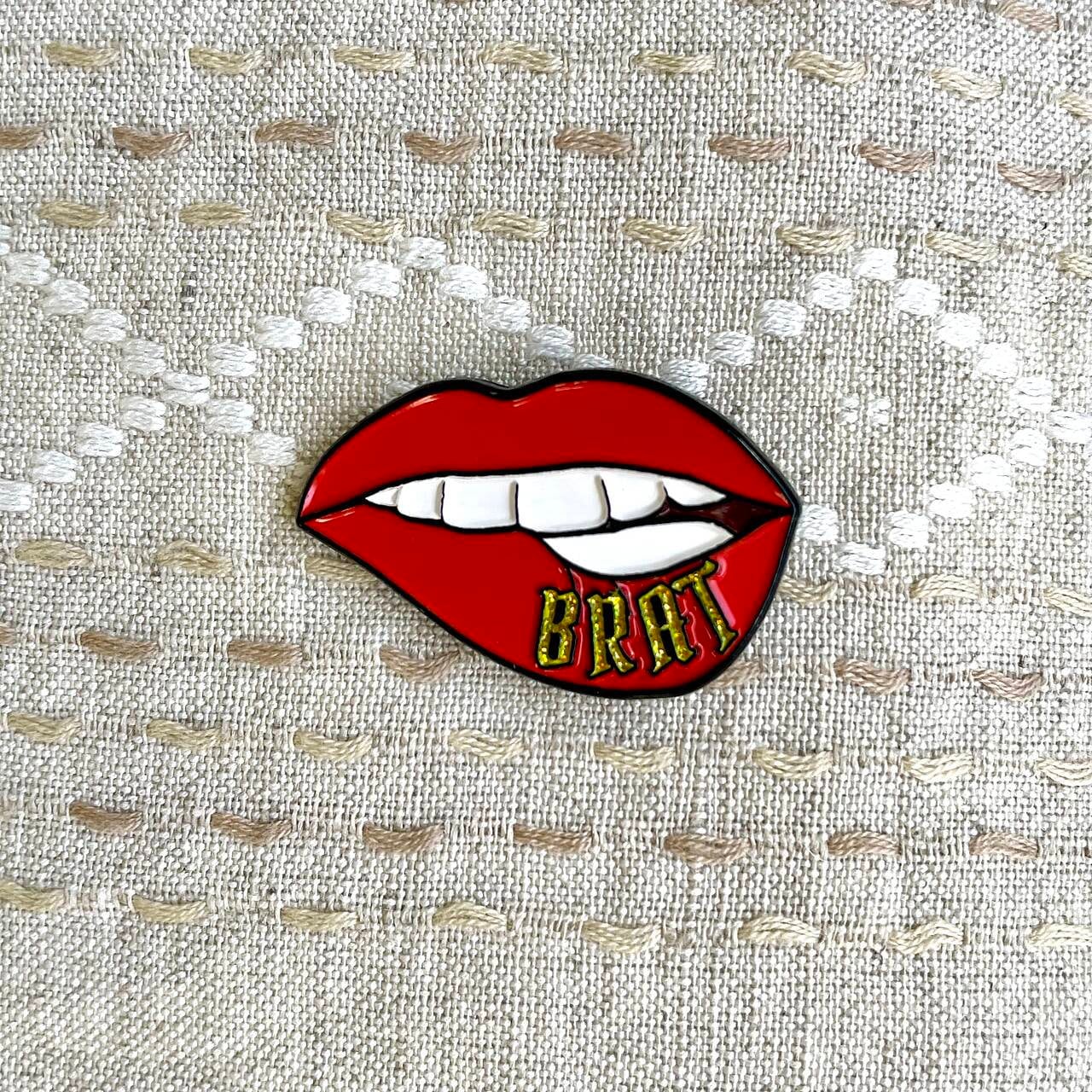 Brat Enamel Pin Bdsm Kink Adult 18 Collectible | Etsy