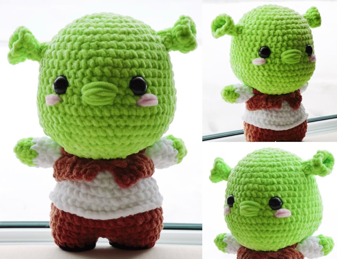 Crochet Pattern Ogre jumbo, Amigurumi Tutorial in English, PDF Download ...