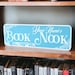 Library Street Sign Bookshelf Sign Personalized Laser Engraved Bookish ...