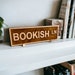 Library Street Sign Bookshelf Sign Personalized Laser Engraved Bookish ...