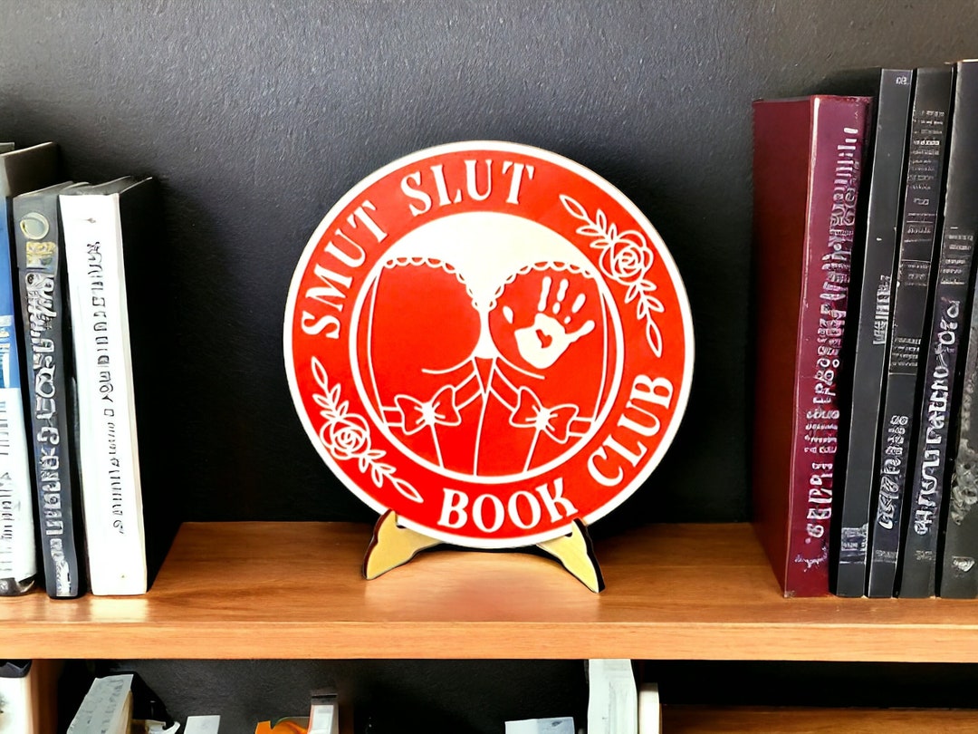 Book Club Library Signs Various Trope Designs for Bookshelf Decor or ...