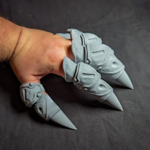 Medieval Armored Gauntlet Claws for Cosplay - Etsy
