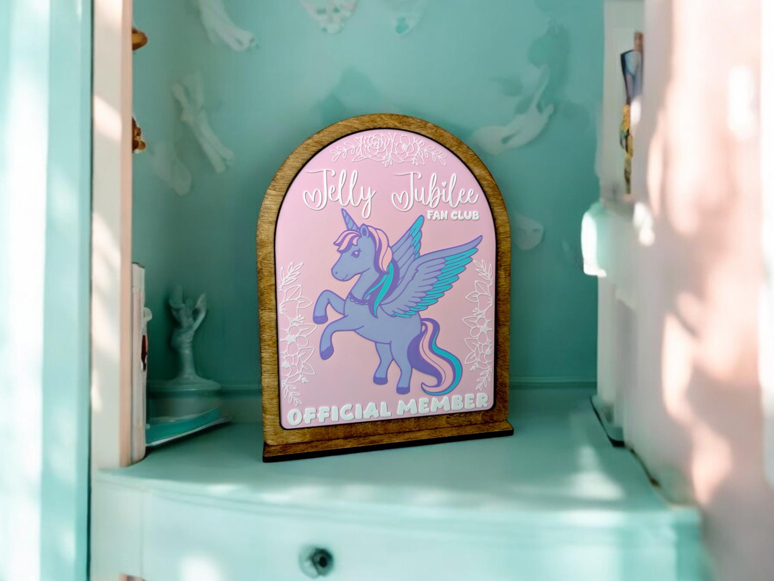 Crescent City Bookshelf Sign Jelly Jubilee Wooden Shelf Sitter With ...