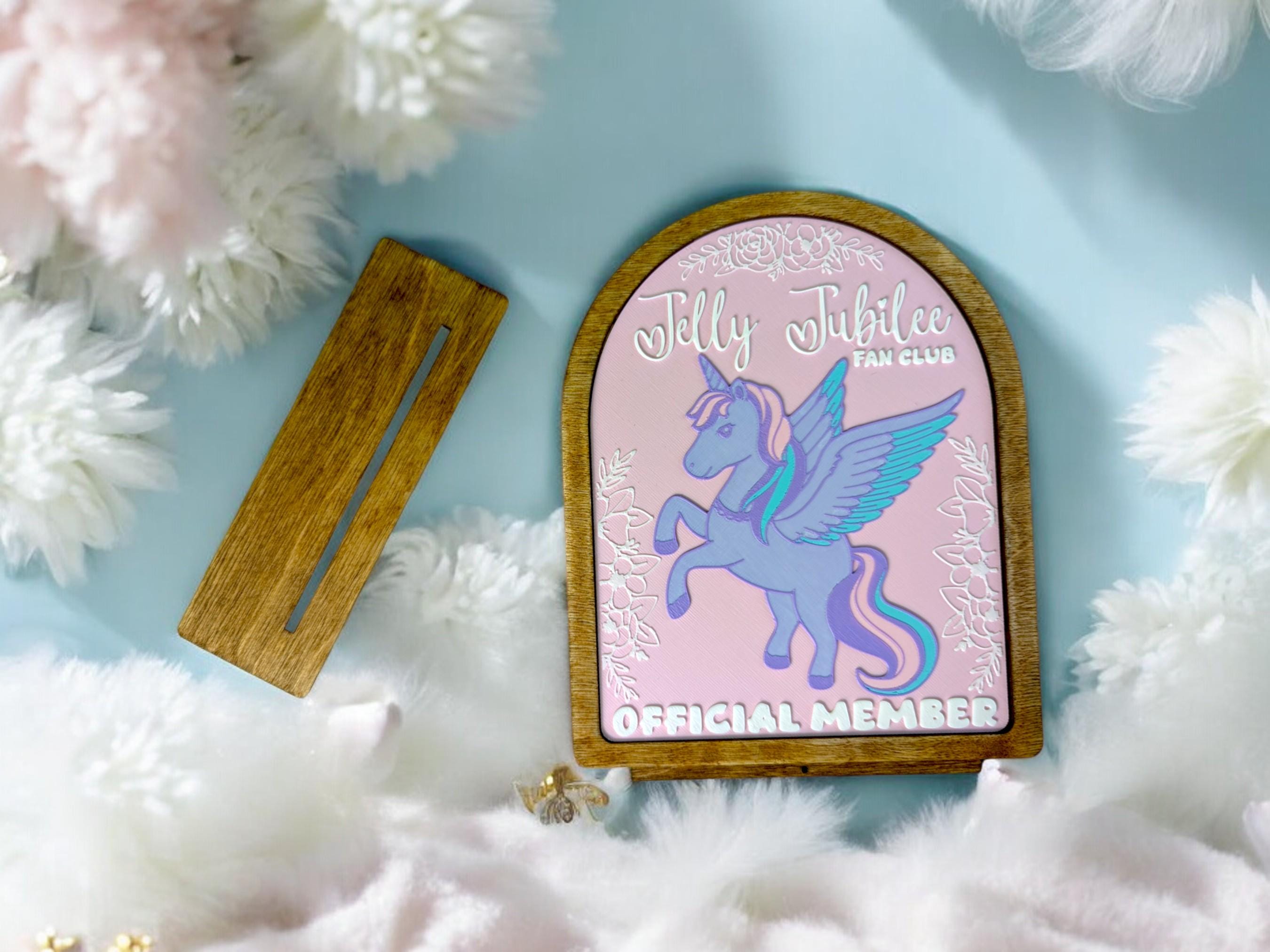Crescent City Bookshelf Sign Jelly Jubilee Wooden Shelf Sitter With ...