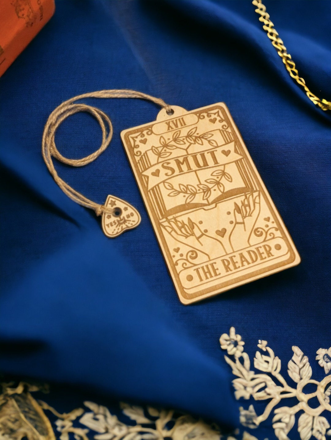 The Smut Reader Tarot Custom String Bookmark With Ouija Charm for ...