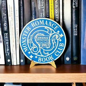 Book Club Library Signs Various Trope Designs for Bookshelf Decor or ...