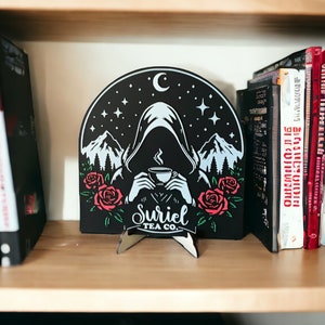 Suriel Tea Company Acotar Bookshelf Sign Color 3D Printed Shelf Sitter ...