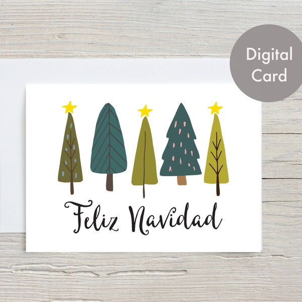 Spanish Holiday Card - Etsy