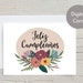 Feliz Cumpleanos, Birthday Card in Spanish, Happy Birthday Card Digital ...