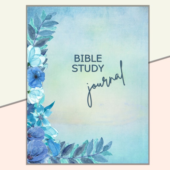Christian Printable Bible Study Journal Study Scripture - Etsy