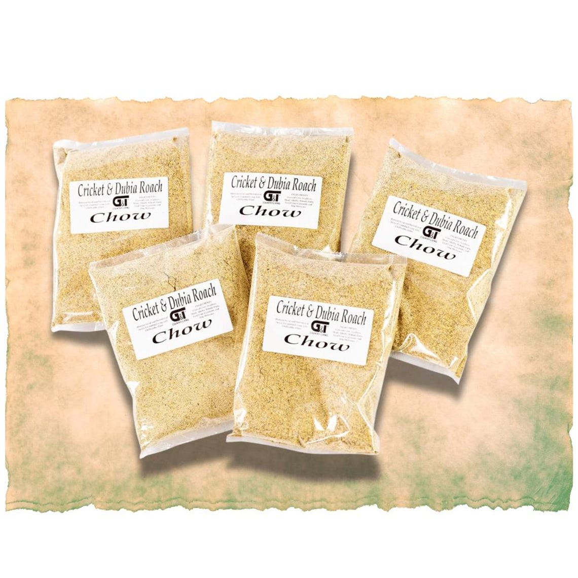 5 Lb Feeder Insect Feed, Premium Roach and Cricket Food, Bulk Insect ...