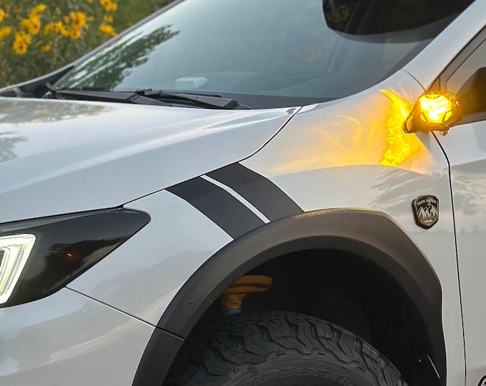 Fender Hash Mark Stripes - Universal Decals - 4 Stripe Set - Fits the ...