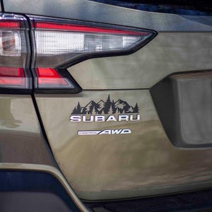 Mountain Badge Universal Car Decal 2.0 - Fits the Ascent, Crosstrek ...