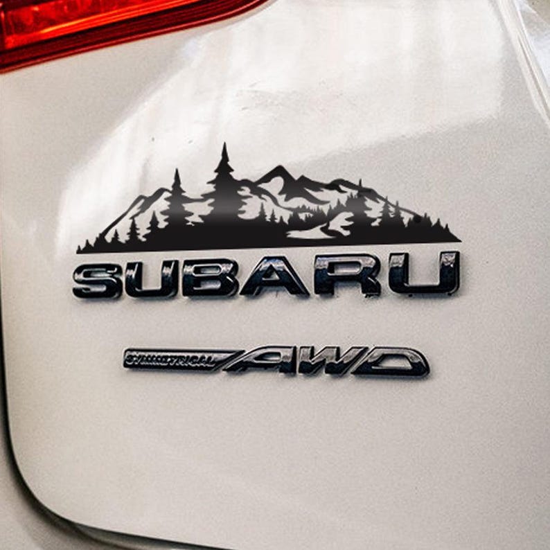Mountain Badge Universal Decal - for Above Subaru Letter Bagdes - Fits ...