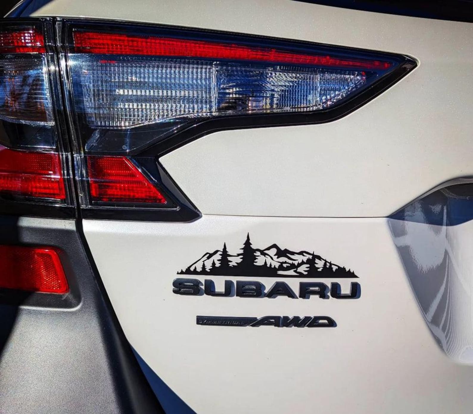 Mountain Badge Universal Car Decal - Fits the Ascent, Crosstrek ...