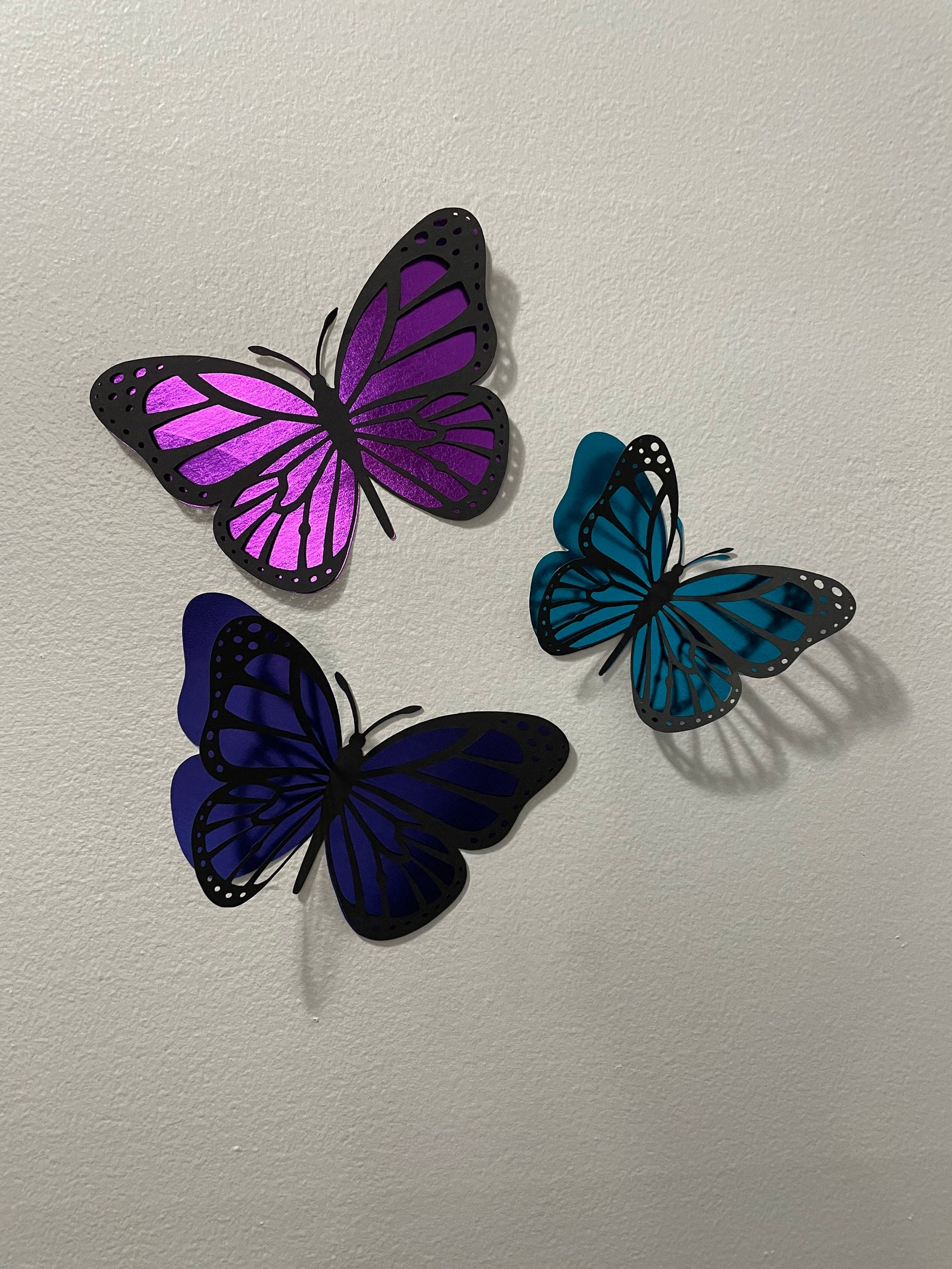 3D Paper Butterflies/craft Butterflies/ Event Butterflies - Etsy