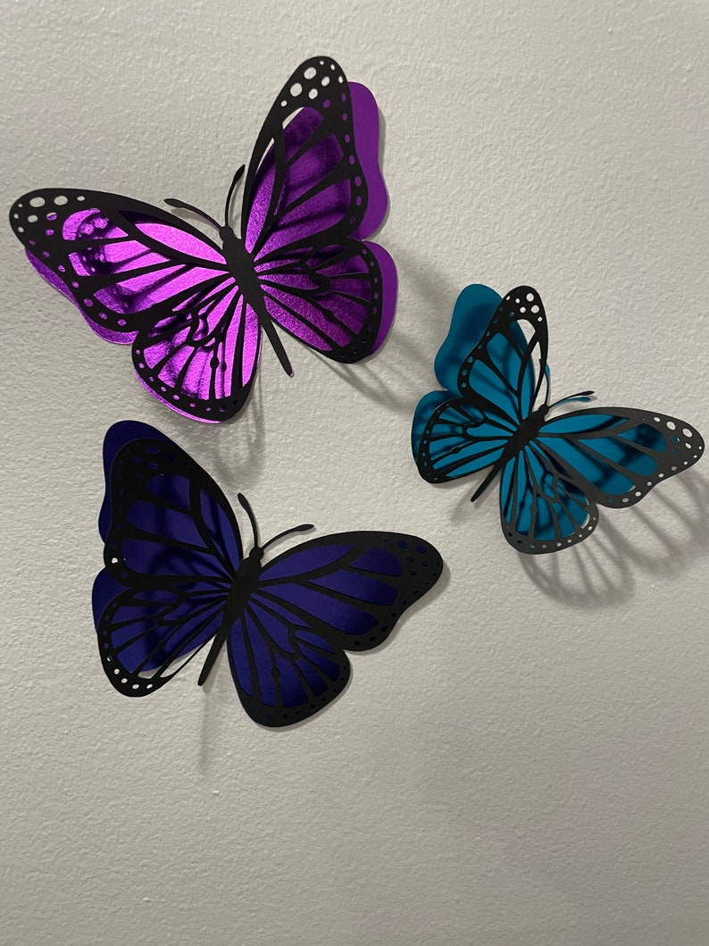 3D Paper Butterflies/craft Butterflies/ Event Butterflies - Etsy