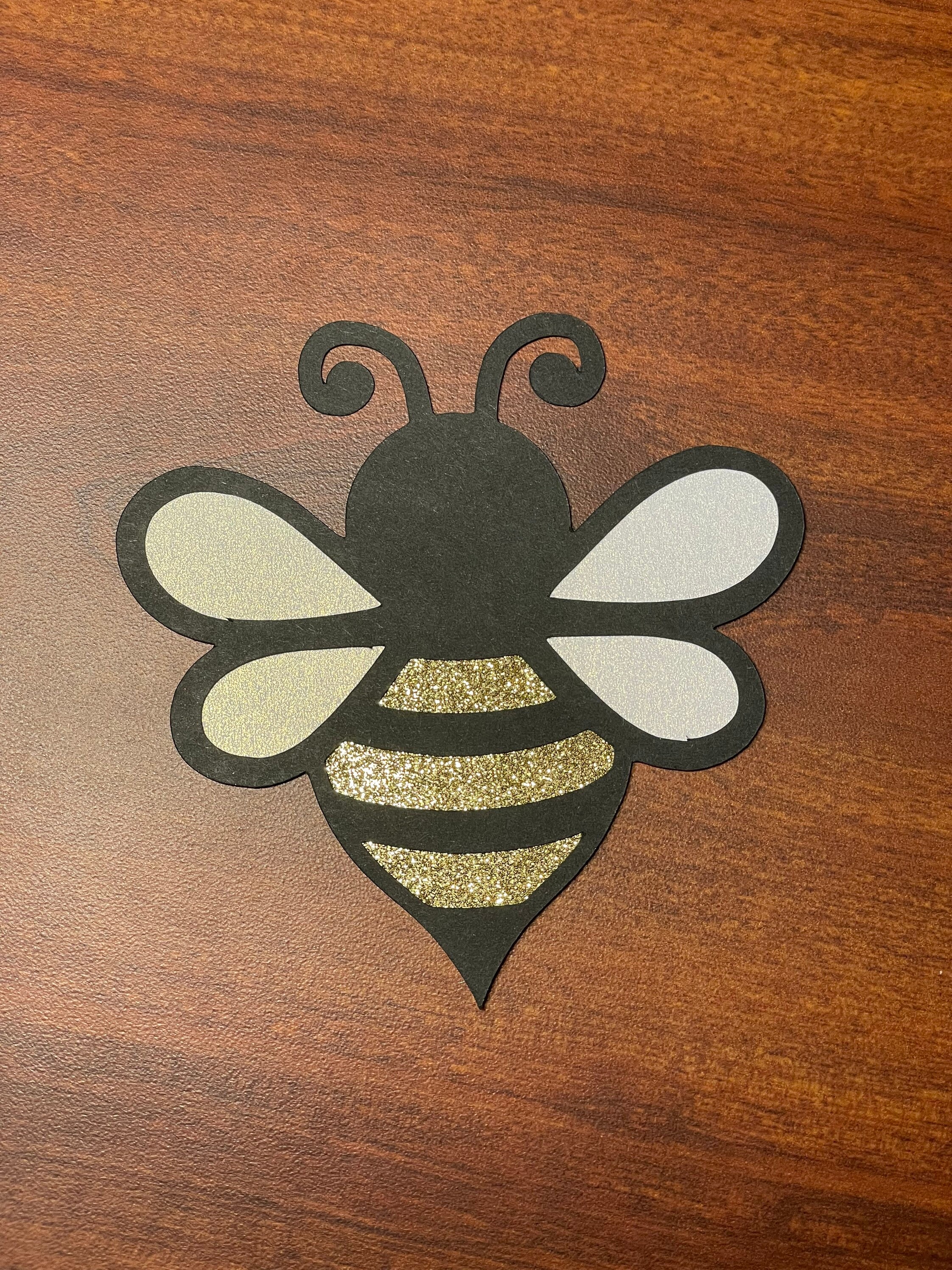 Cute Bee Die Cut/ Cut Out Made From Card Stock - Etsy