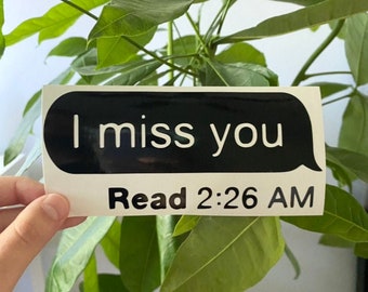 I Miss You Stickers | Etsy
