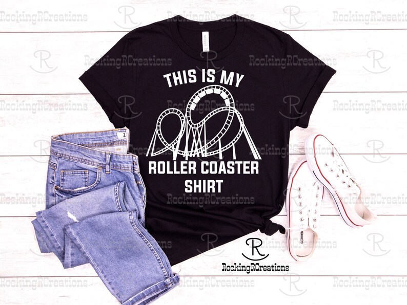 This is My Roller Coaster Shirt PNG File * Roller Coaster * Theme Park ...