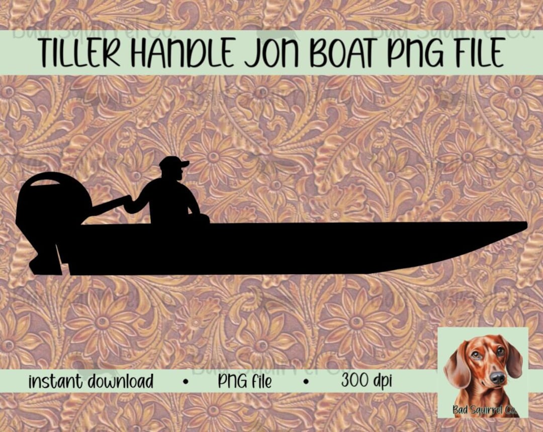 Tiller Handle Jon Boat PNG File * Duck Boat * Duck Hunting * Fishing ...
