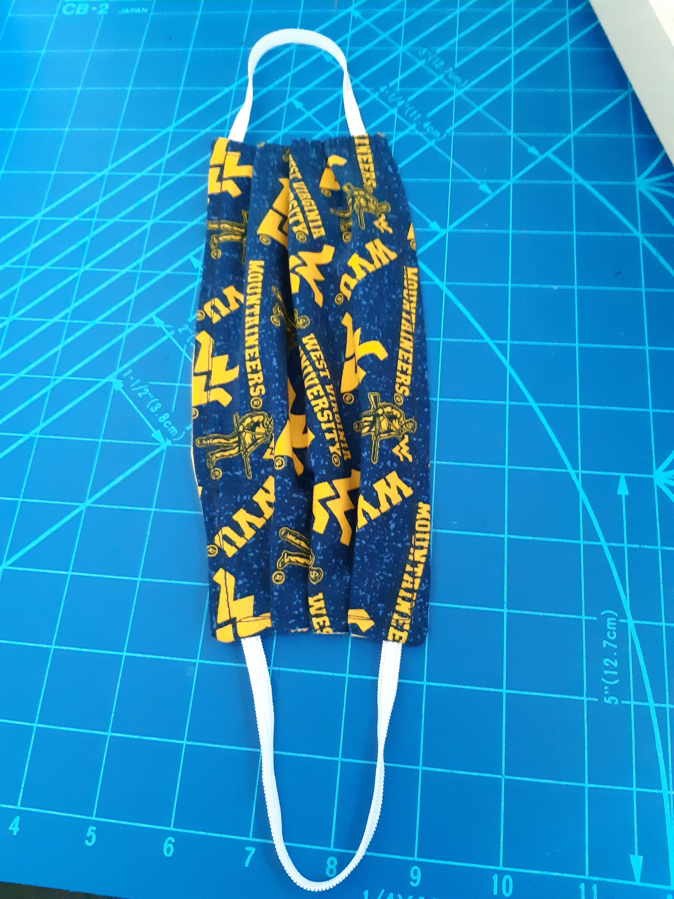 West Virginia University Face Mask - Etsy UK