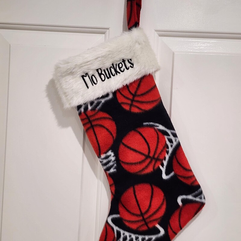 Basketball Stocking - Etsy