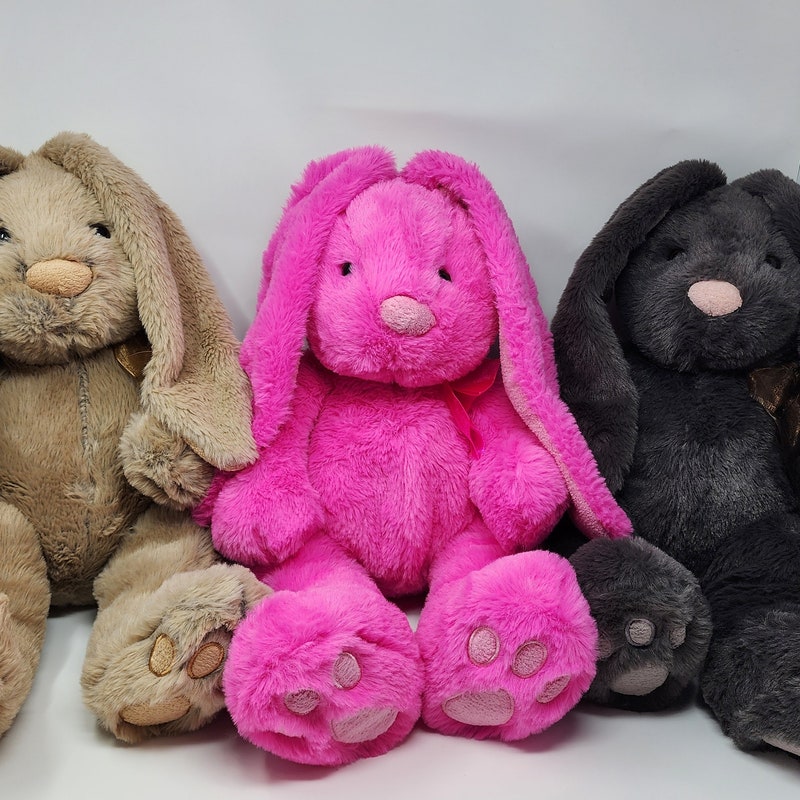 Large Plush Stuffed Rabbits - Etsy