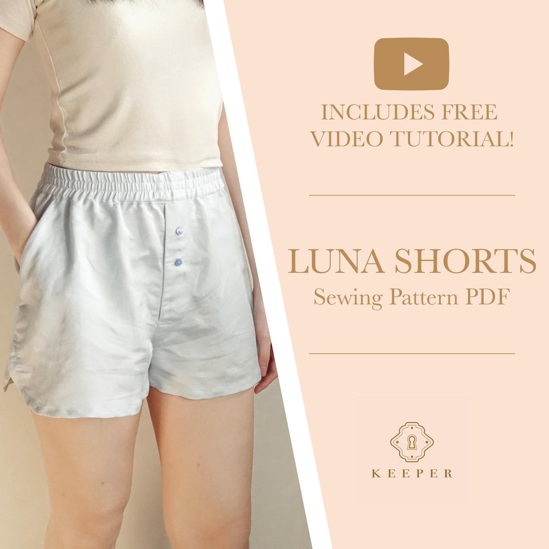 Women Boxer Scandi Shorts Sewing Pattern: Women's Sizes XS-3XL (PDF ...