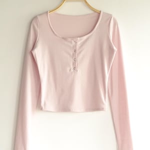 Henley Top Sewing Pattern PDF Bell Sleeves Long Short Sleeves Sewing ...