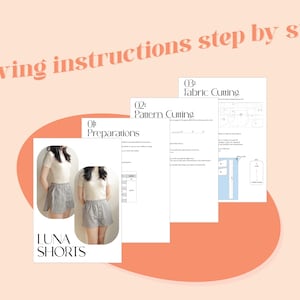 Women Boxer Shorts Sewing Pattern PDF Summer Beach Shorts Sewing ...