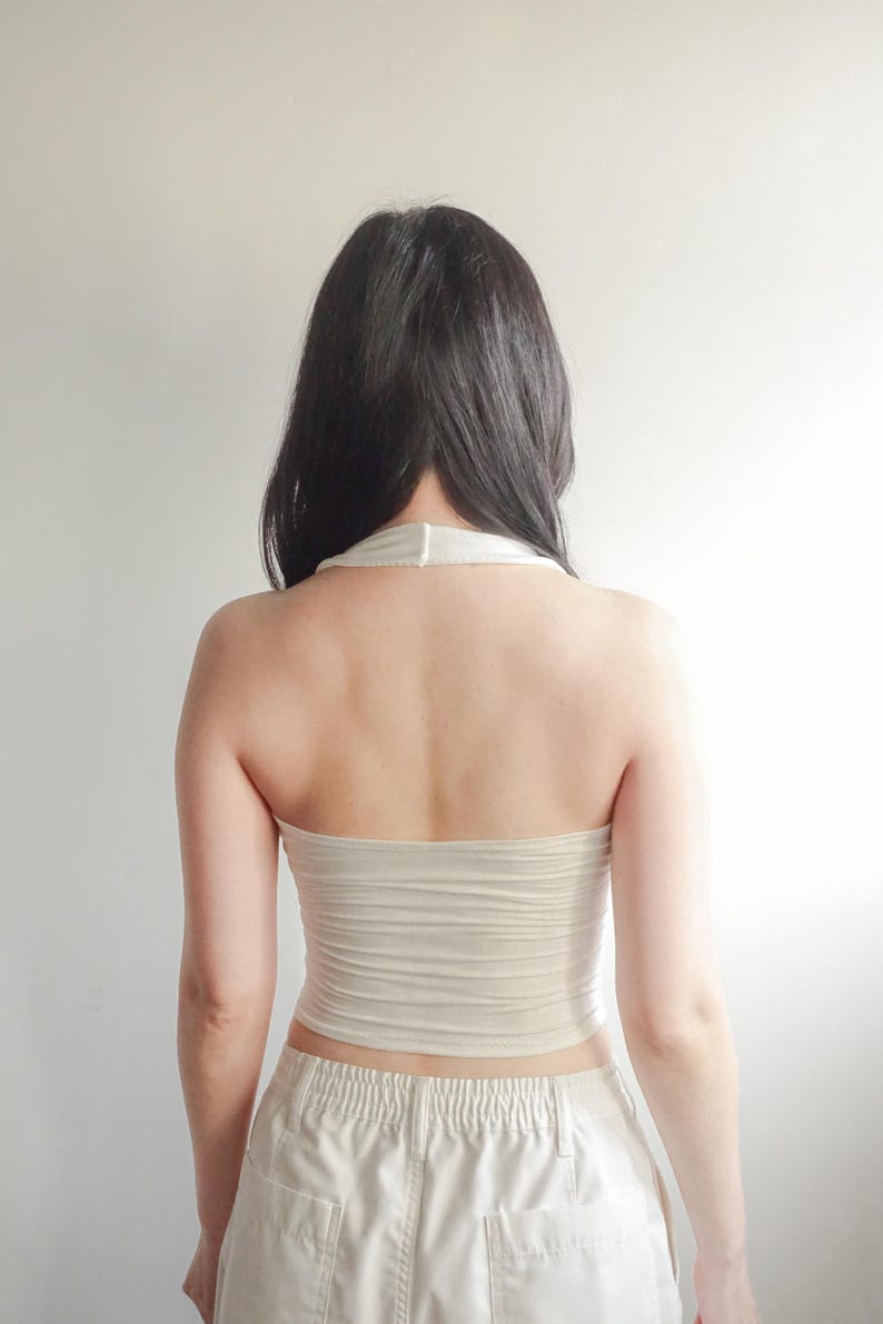 Halter Crop Top Sewing Pattern PDF: XS-3XL With Tutorial (digital ...