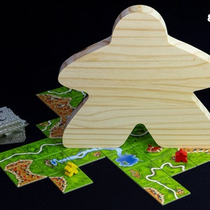 Giant Wooden Meeple for Board Game Lovers - Ready to Paint - Etsy