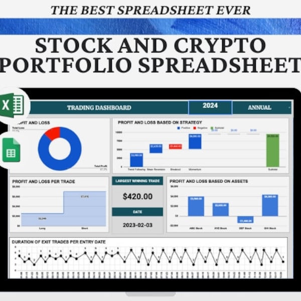 Excel Template Crypto - Etsy